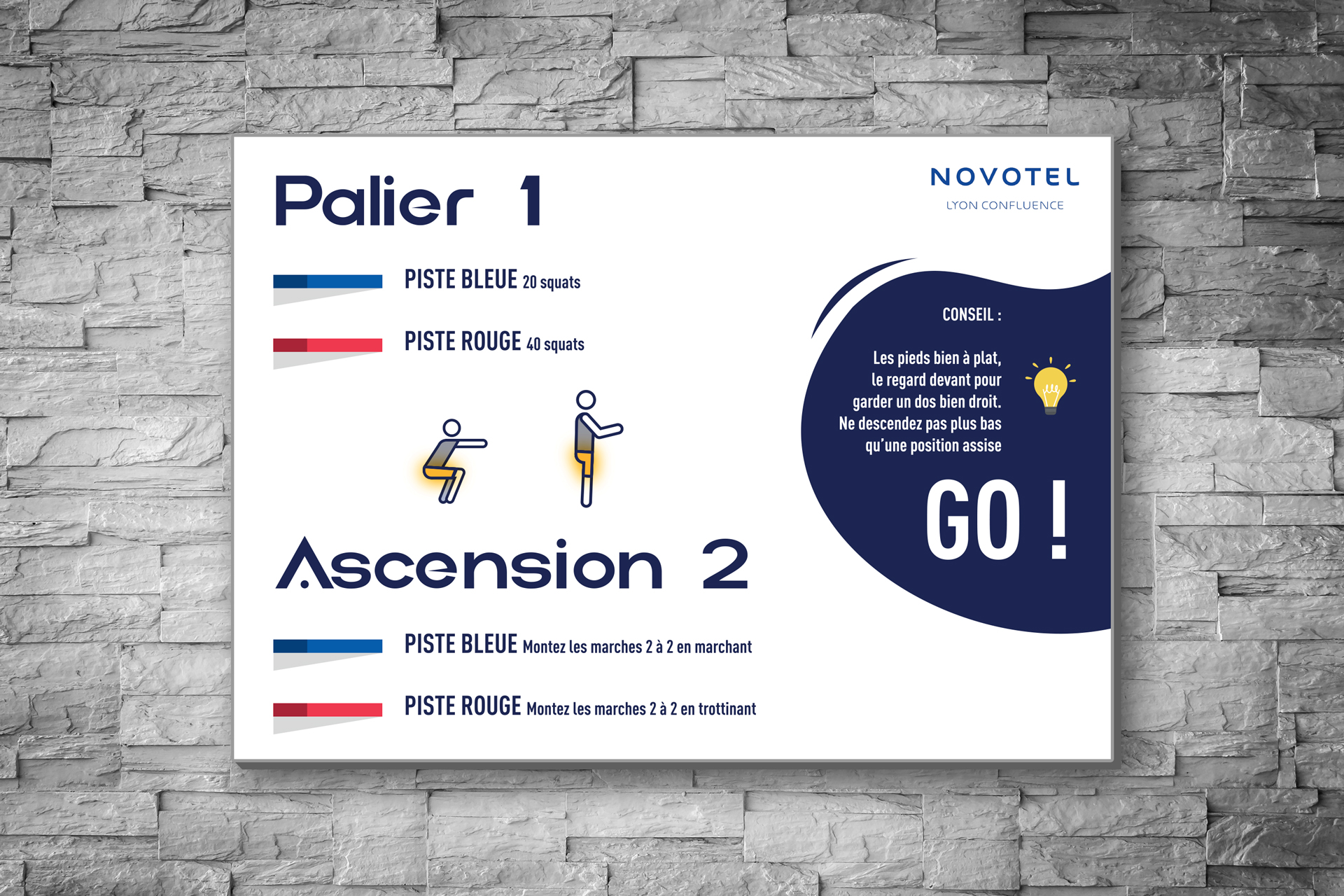 Création graphique Novotel Confluence - Hakuna Studio à Lyon